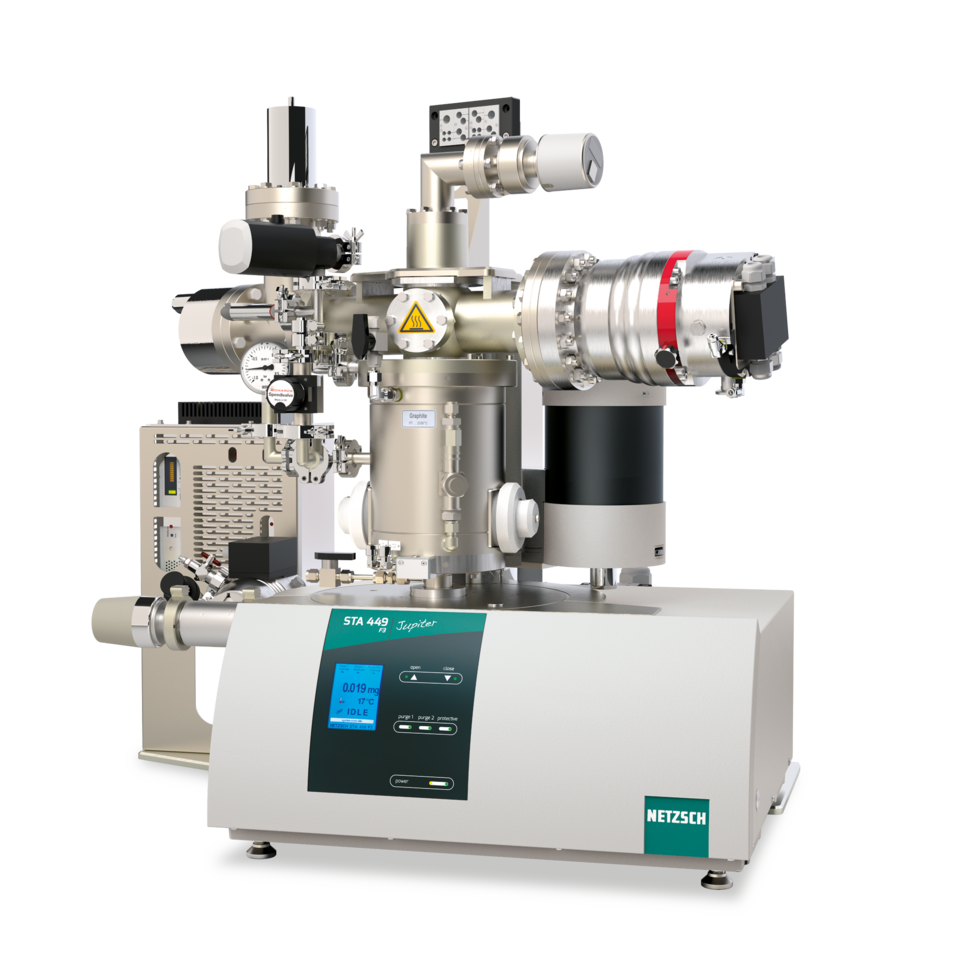 STA F3 Jupiter with SKIMMER Furnace - Evolved Gas Analyzer (EGA, coupled to Thermal Analyzer ...