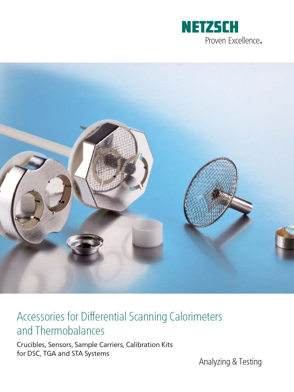 Sarf Malzemeleri, Yedek Parçalar, Aksesuarlar - NETZSCH Analyzing & Testing