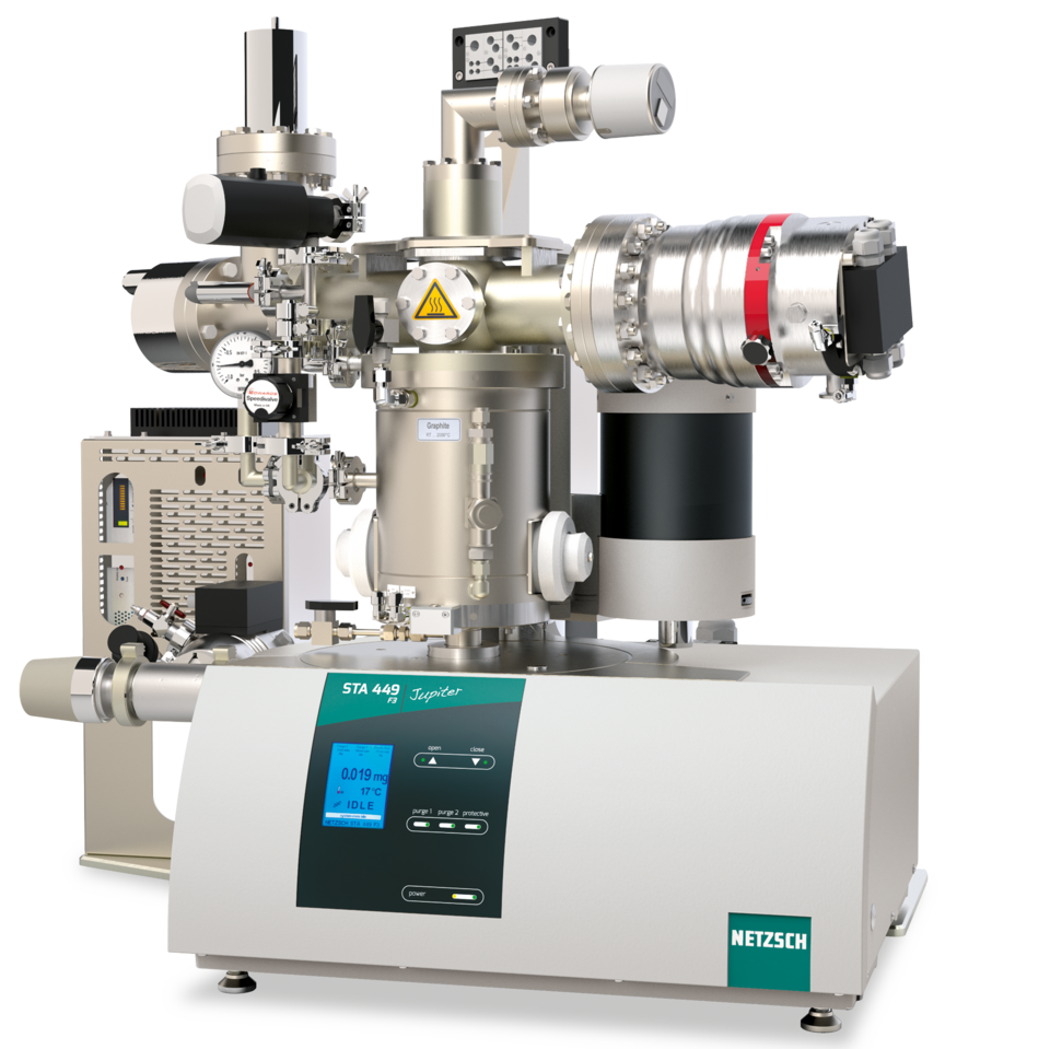 STA F3 Jupiter with SKIMMER Furnace - Evolved Gas Analyzer (EGA, coupled to Thermal Analyzer ...