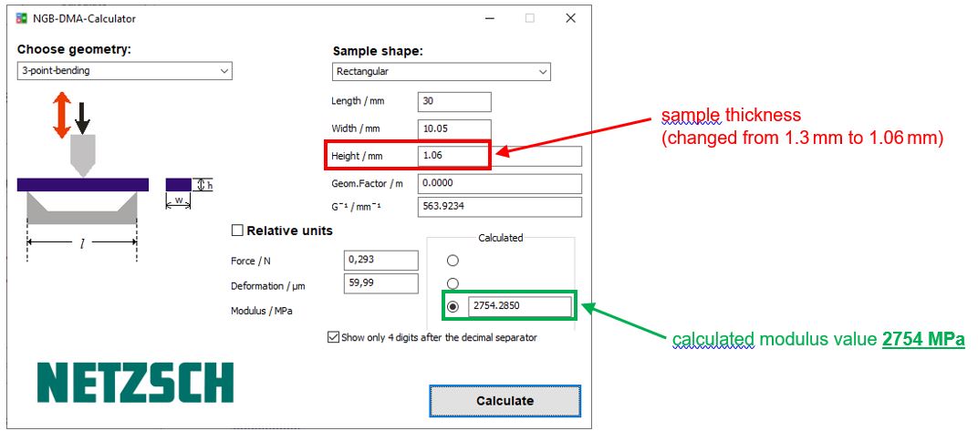New Possibilities with the NETZSCH DMA Calculator - NETZSCH Analyzing ...